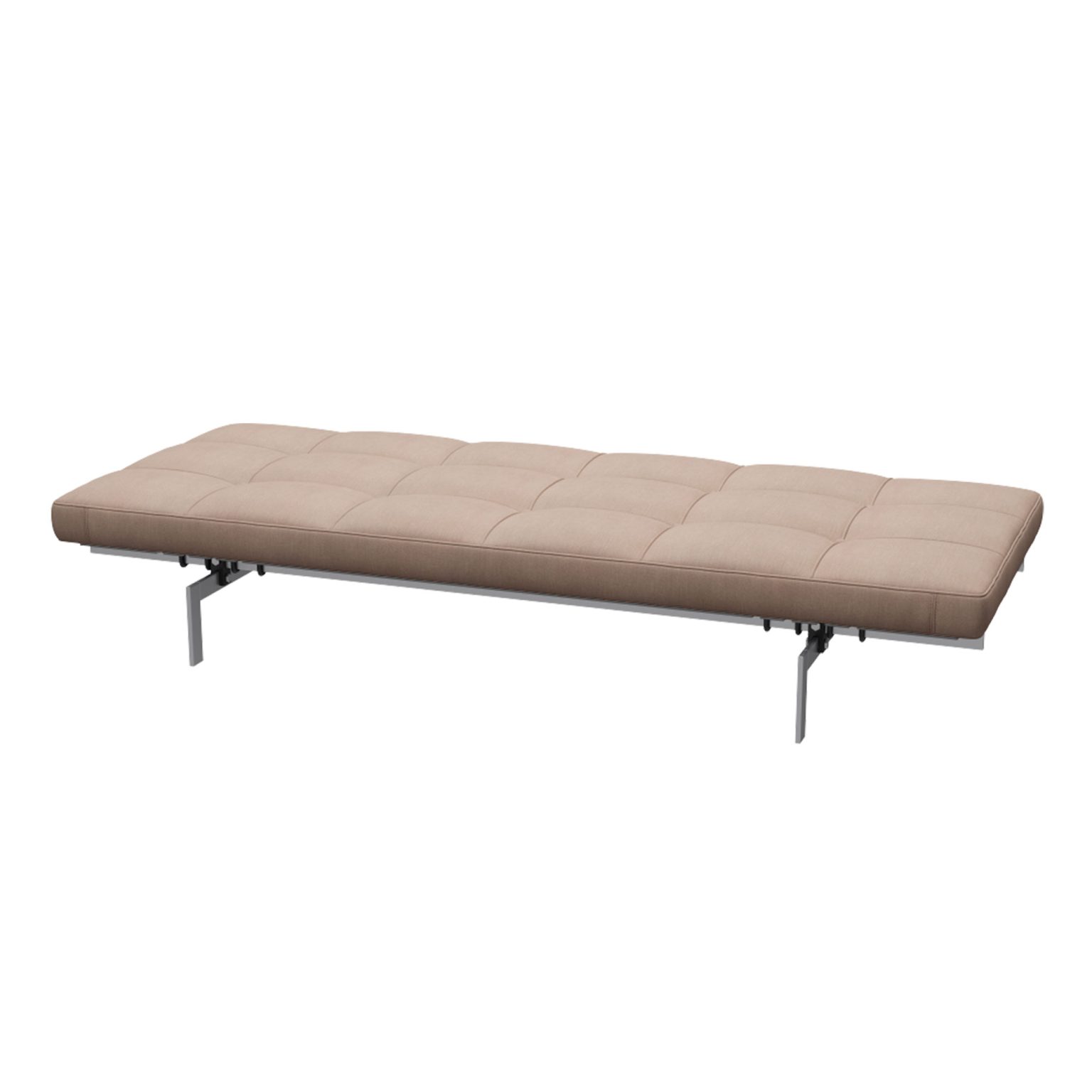 PK80 daybed Poul Kjærholm Fritz Hansen stålstel polstret hynde - Indbo ...