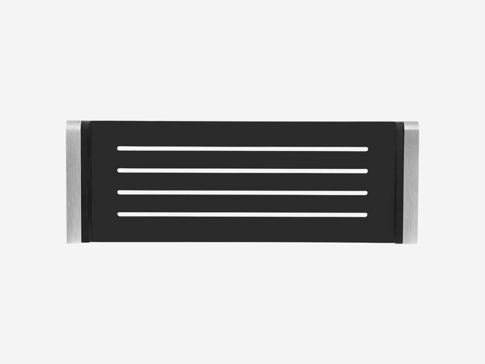 Hylde til badeværelset med gummi rustfrit stål vipp - Indbo Møbler