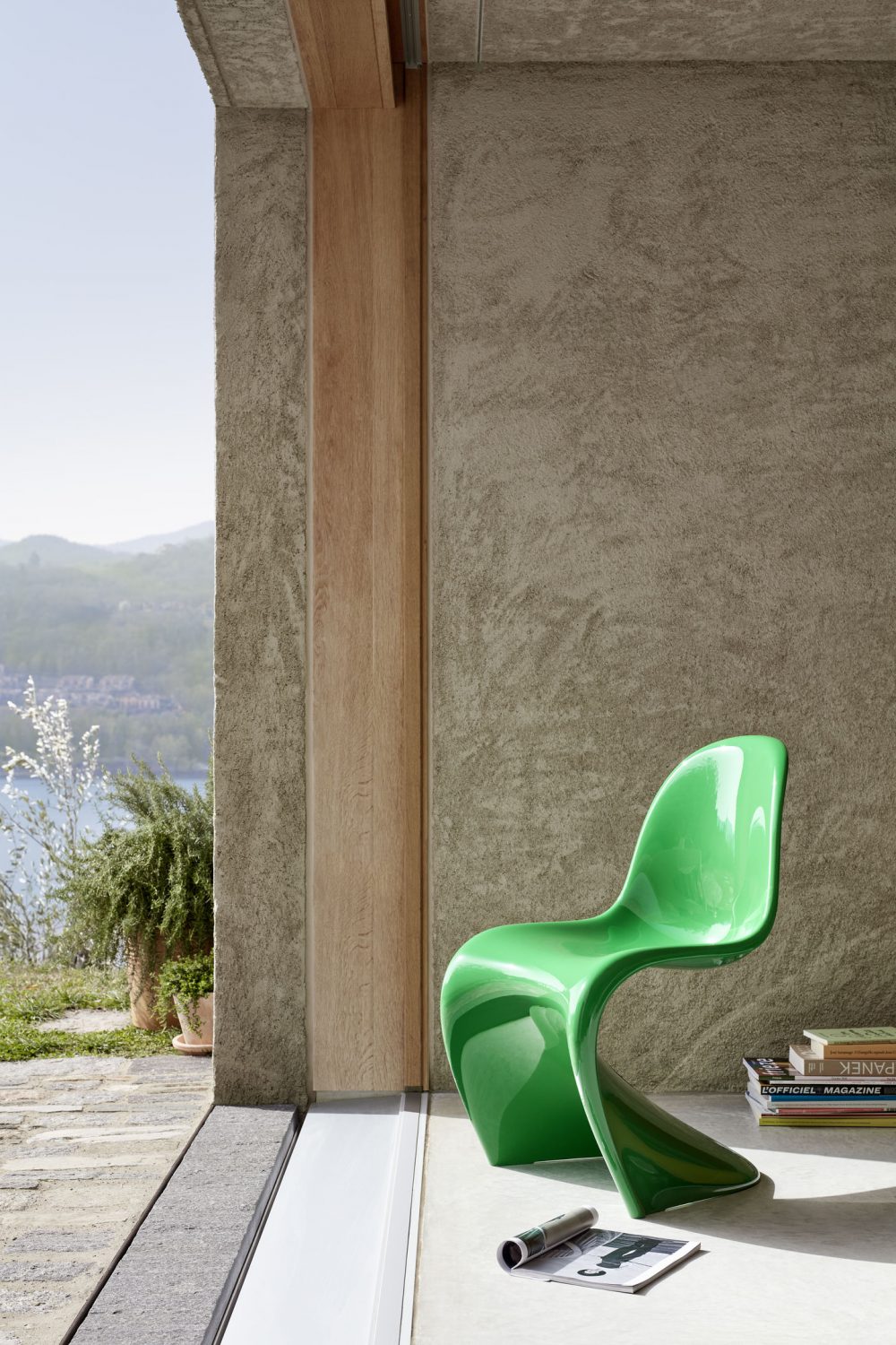 Panton Chair classic Verner Panton Vitra stol polyurethan skum - Indbo ...